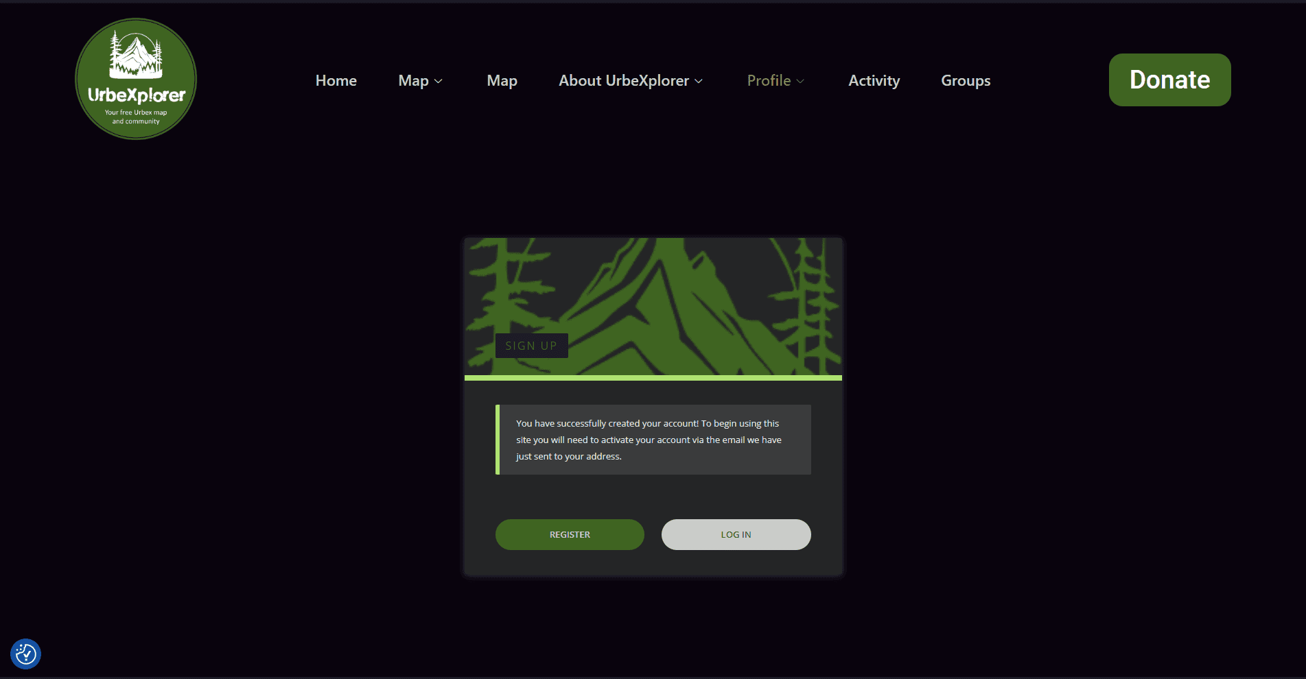 Get access to the free Urban Exploration Map - UrbeXplorer